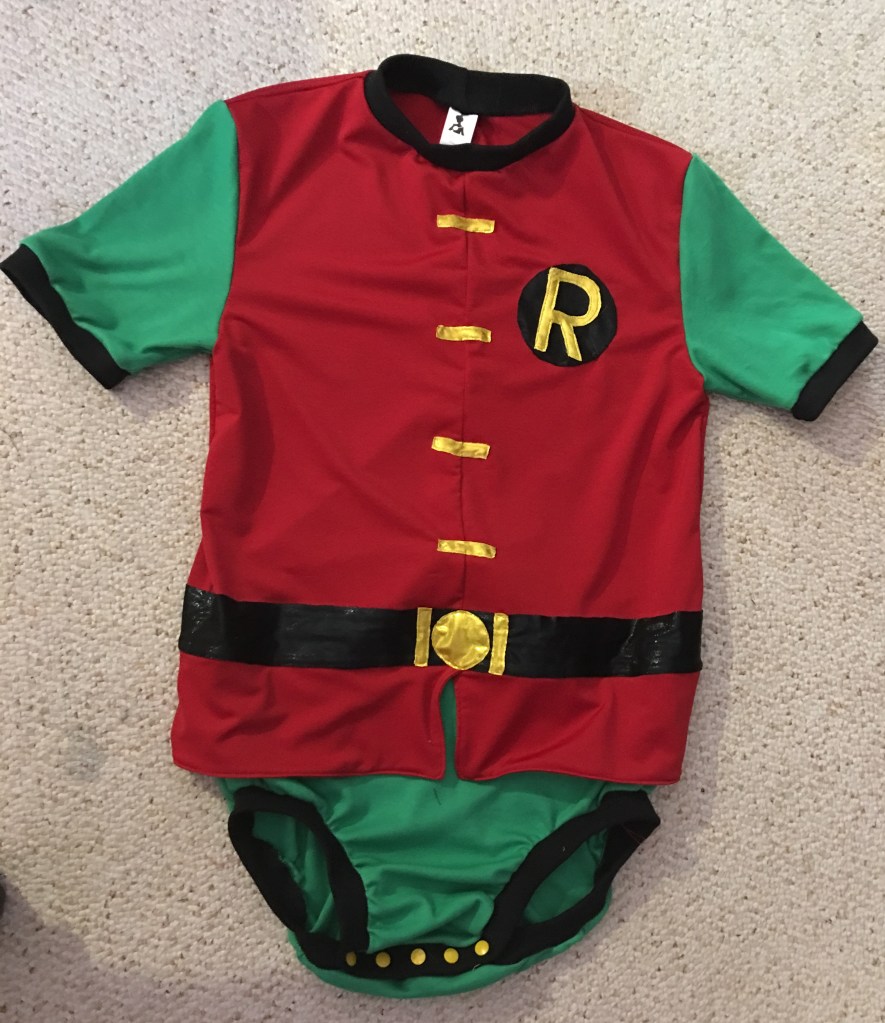 Robin Superhero Onesie | Glitter Prince Designs